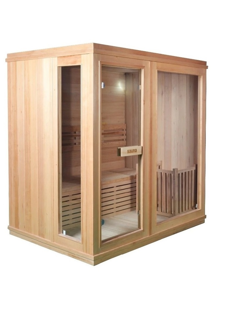 Finská sauna pro 2 - 3 lidi se se saunovými kamny | Unizdrav.cz
