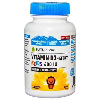 Swiss Vitamin D3 Kids, 60 tablet | Unizdrav.cz